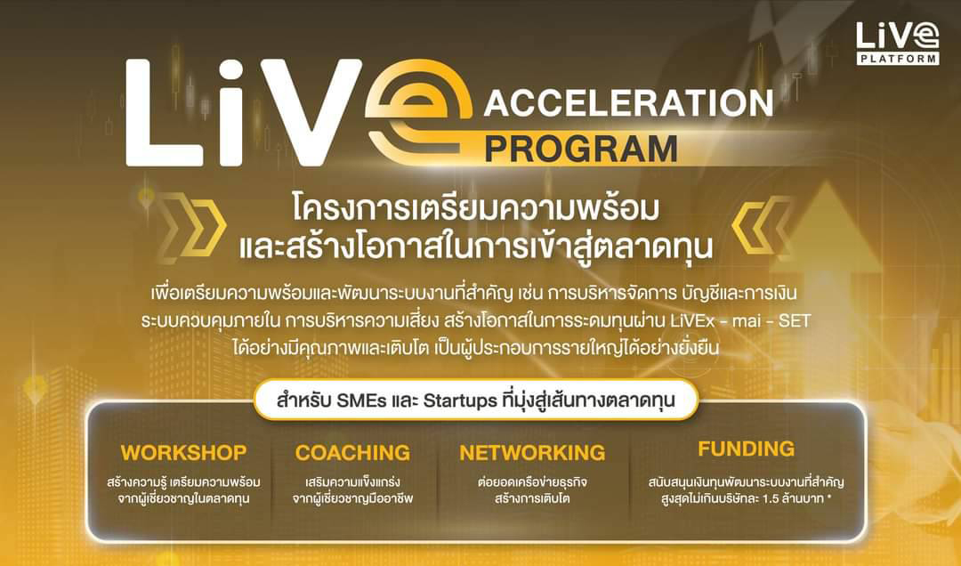 หัวข้อการอบรม E-Learning (Advanced Education) LiVE Platform ประกอบด้วย